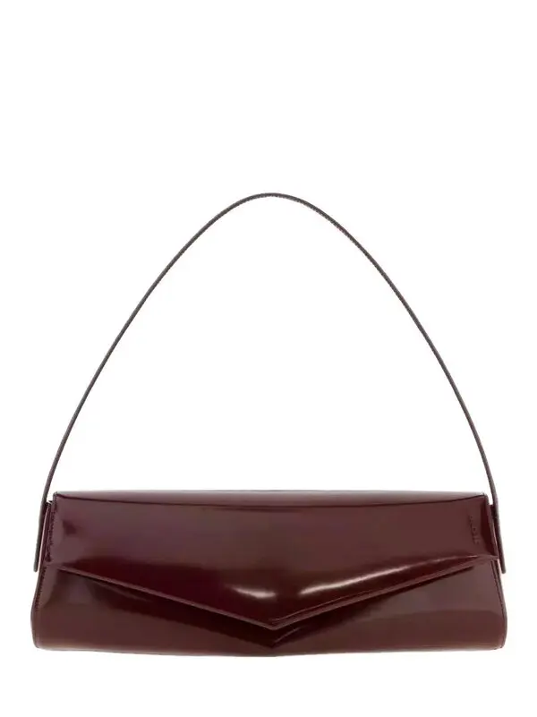 JIL SANDER Kante Leather Shoulder Bag - Red