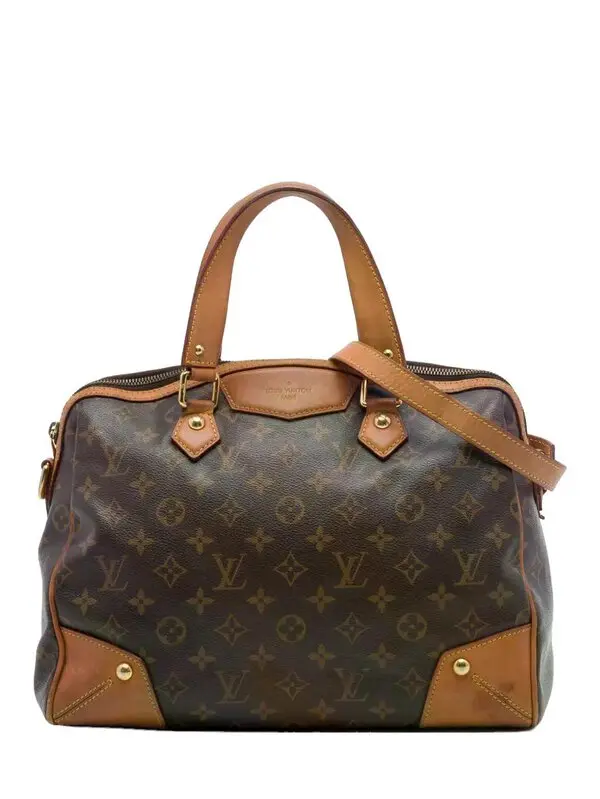 LOUIS VUITTON Monogram Retiro Pm Satchel - Brown