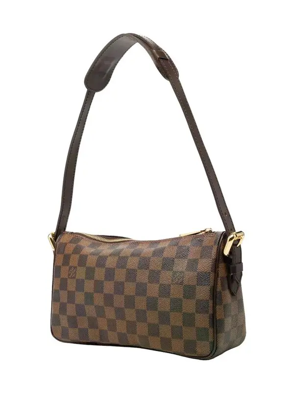 LOUIS VUITTON Damier Ebene Ravello Gm Satchel - Brown