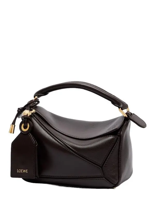 Loewe Small Leather Top-handle Bag - Brown