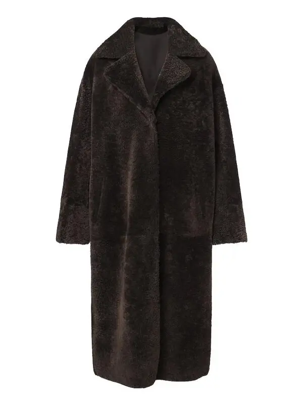 ARMA Ines Reversible Shearling Coat - Brown