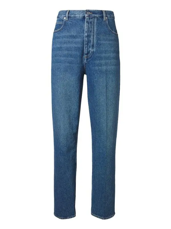 Bottega Veneta Mid-rise Straight Jeans - Blue