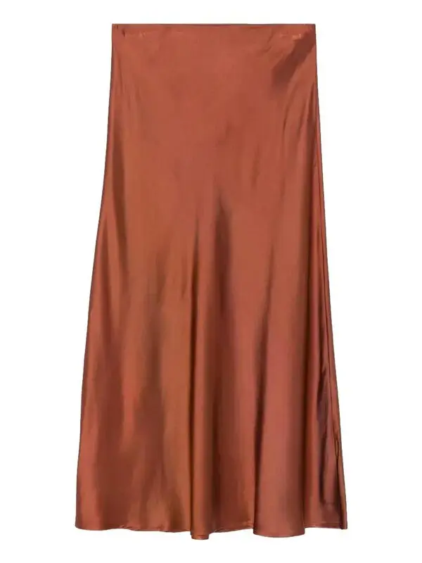 OTTOD'AME Chiara Midi Skirt - Brown