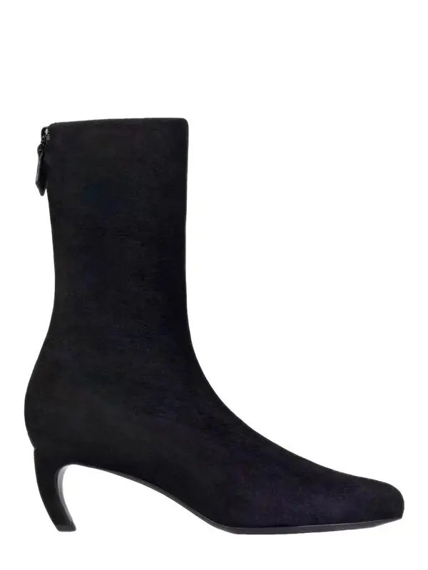 Victoria Beckham Harlow Stretch Suede Ankle Boots - Black