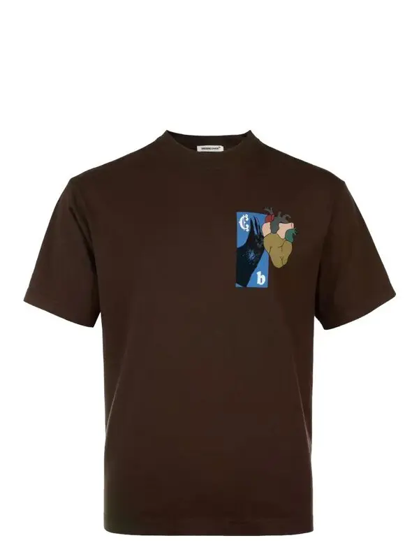 Undercover Graphic-print T-shirt - Brown