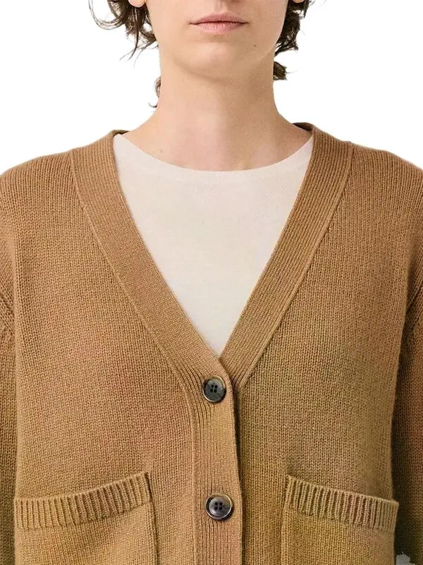 LISA YANG Danni Patch-pocket Cardigan - Brown