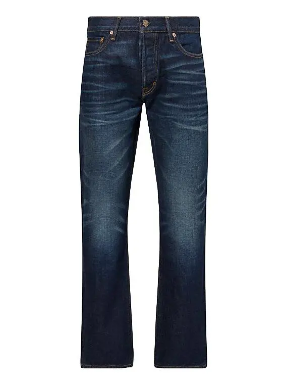 TOM FORD Selvedge Straight-leg Jeans - Indigo