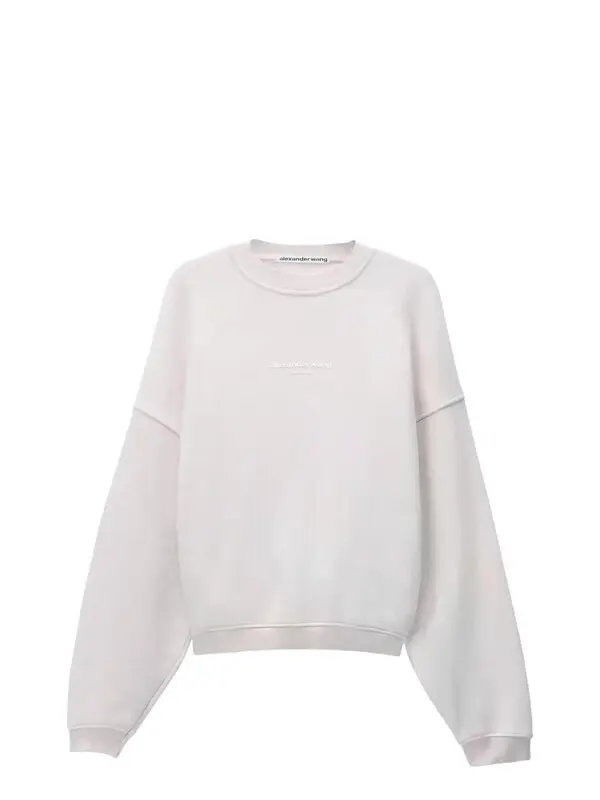 Alexander Wang Oversized Logo-print Sweatshirt - Pink