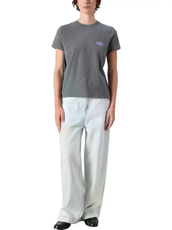 American Vintage Ykobow Cotton T-shirt - Grey