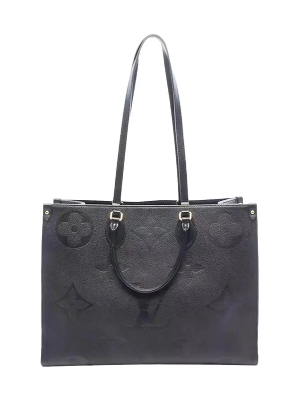 LOUIS VUITTON Monogram Empreinte Onthego Gm Satchel - Black