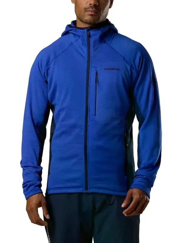Rossignol Blackside Full-zip Hooded Fleece - Blue