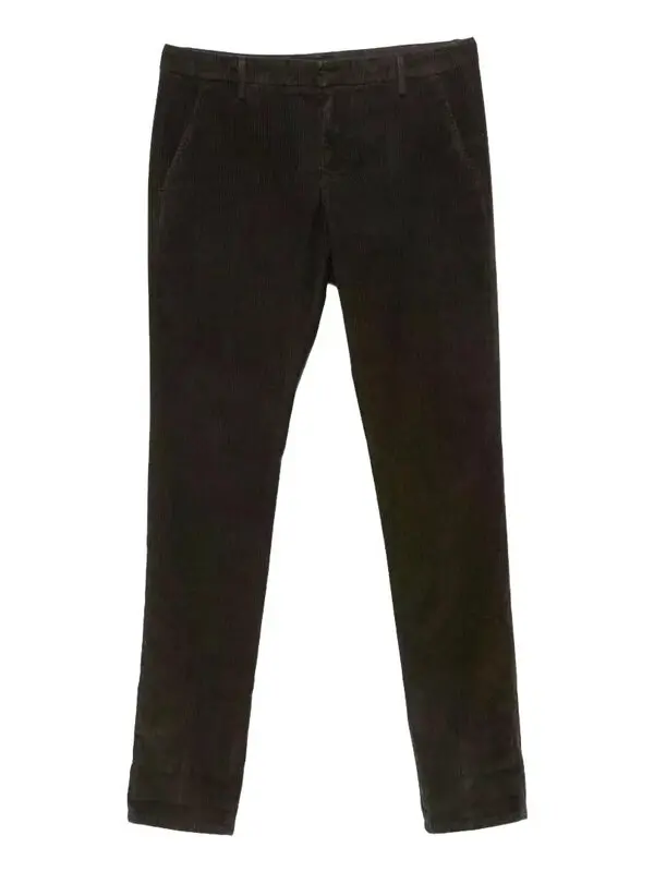 DONDUP Corduroy Tailored Trousers - Brown