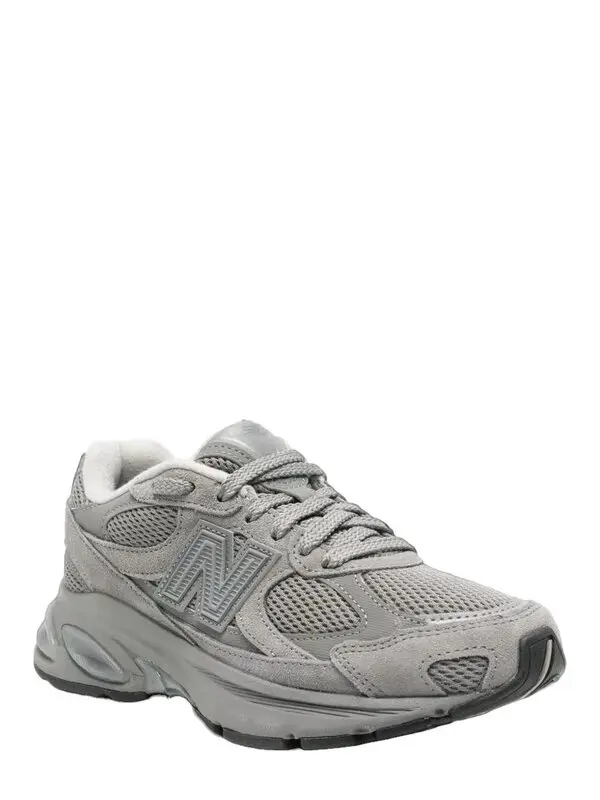 NEW BALANCE Logo Patch Panelled Sneakers - Grey