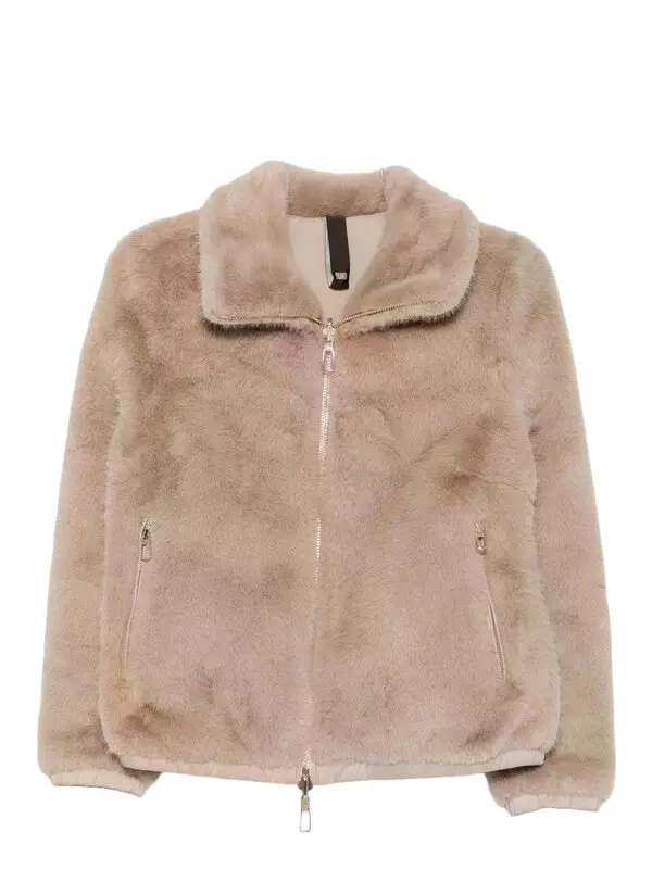 DUNO Faux-fur Reversible Jacket - Neutrals
