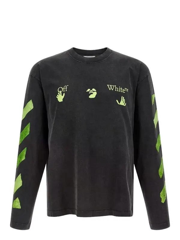 Off-White Bacco Arrow Skate T-shirt - Black