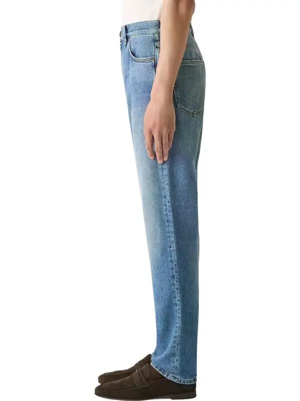 Zegna Cotton Roccia Jeans - Blue