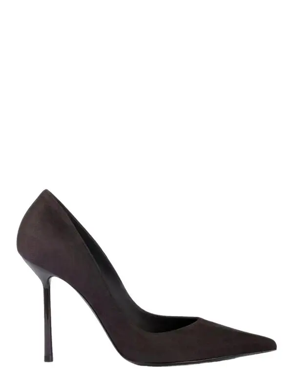 LE SILLA Vivienne Pointed-toe Suede Pumps - Brown
