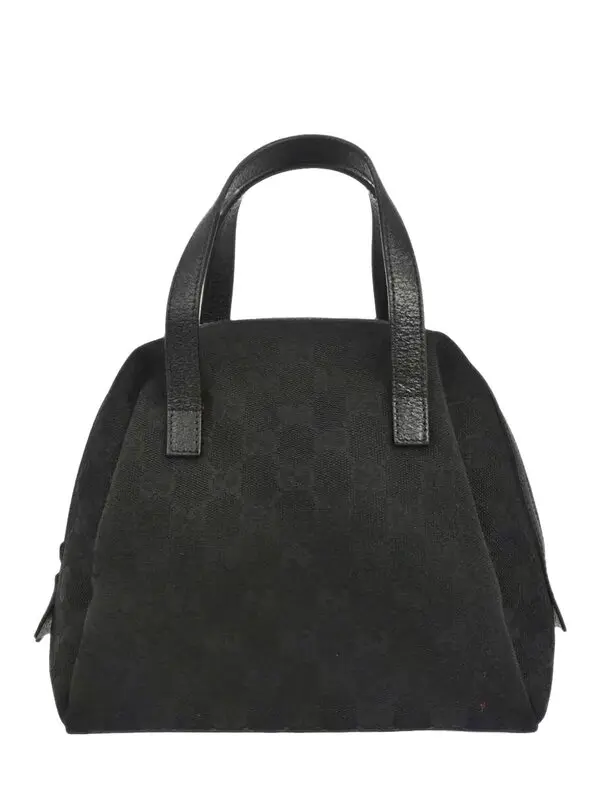 Gucci Gg Canvas Handbag - Black
