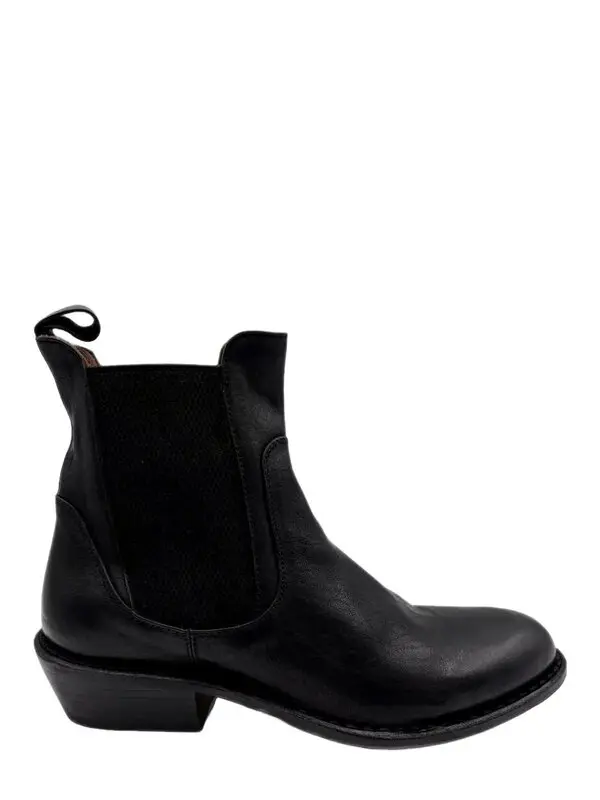 Fiorentini + Baker Elasticated Leather Boots - Black