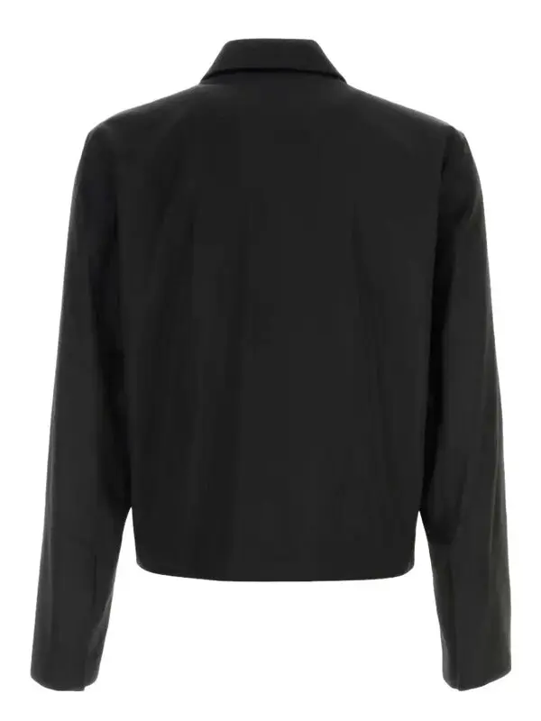 Gucci Zip-up Collared Jacket - Black