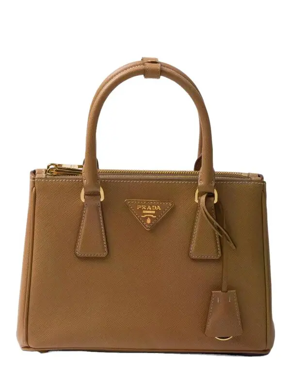 Prada Small Galleria Tote Bag - Brown