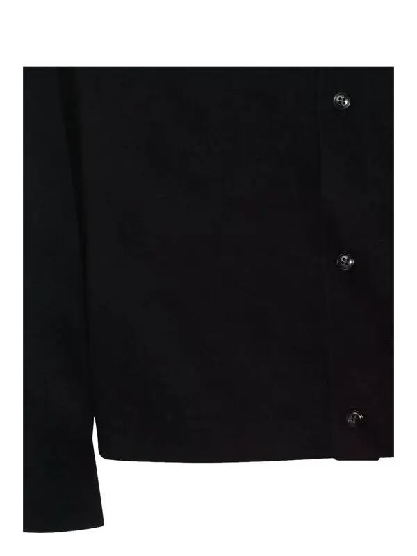 LISA YANG Cashmere Button-up Sweater - Black