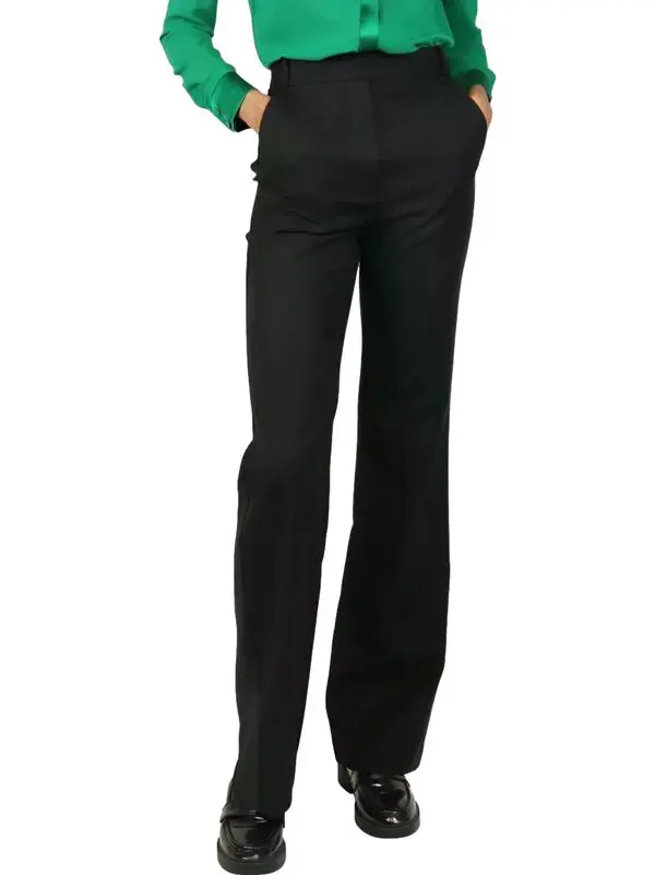 Camilla And Marc High-waisted Straight-leg Trousers - Black