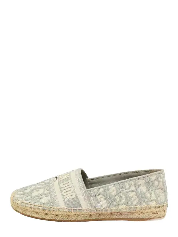 Dior Granville Oblique Jacquard Espadrilles - Grey