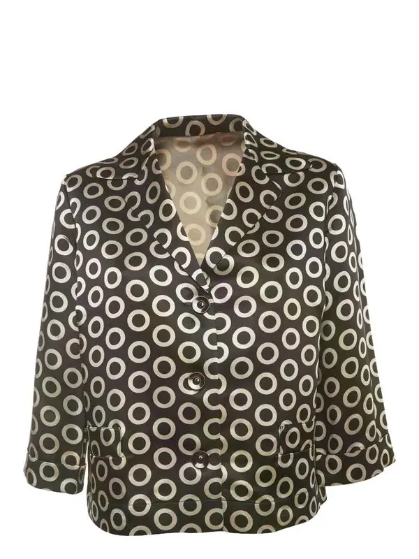Etro Circle-print Jacket - Black