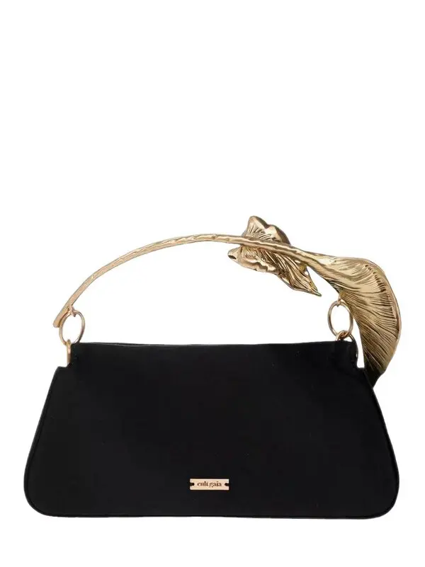 Cult Gaia Calla Lily Top Handle Bag - Black