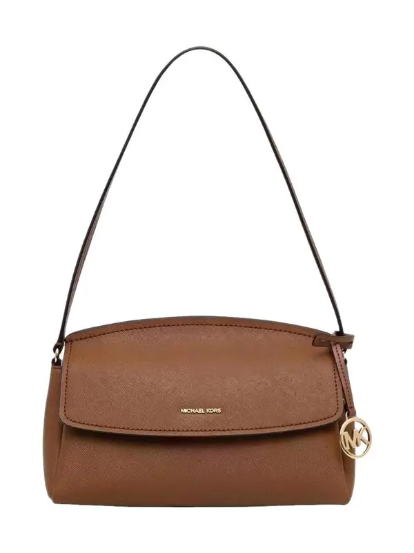 Michael Kors Saffiano Leather Shoulder Bag - Brown