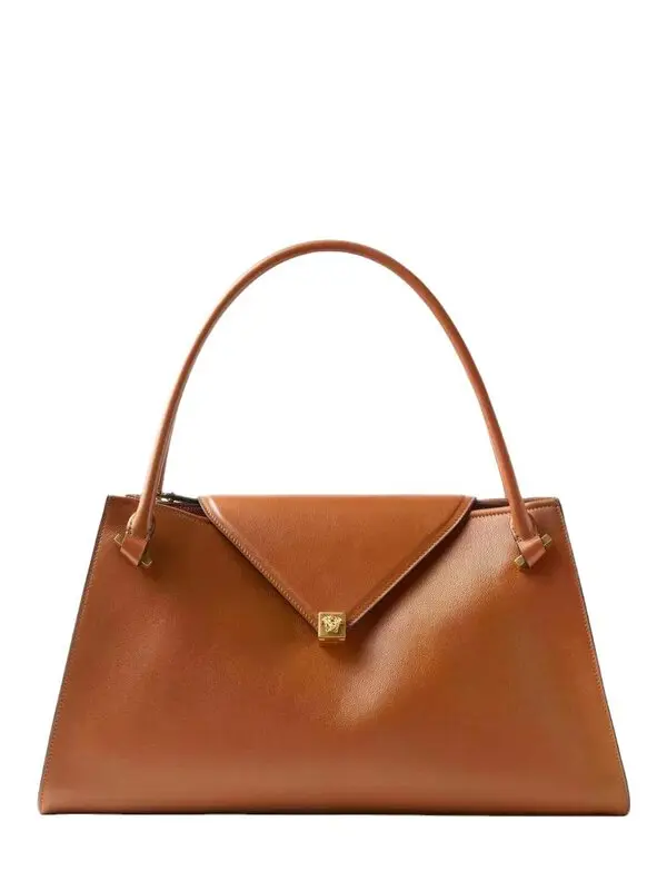 Versace Medusa '95 Envelope Flap Shoulder Bag - Brown