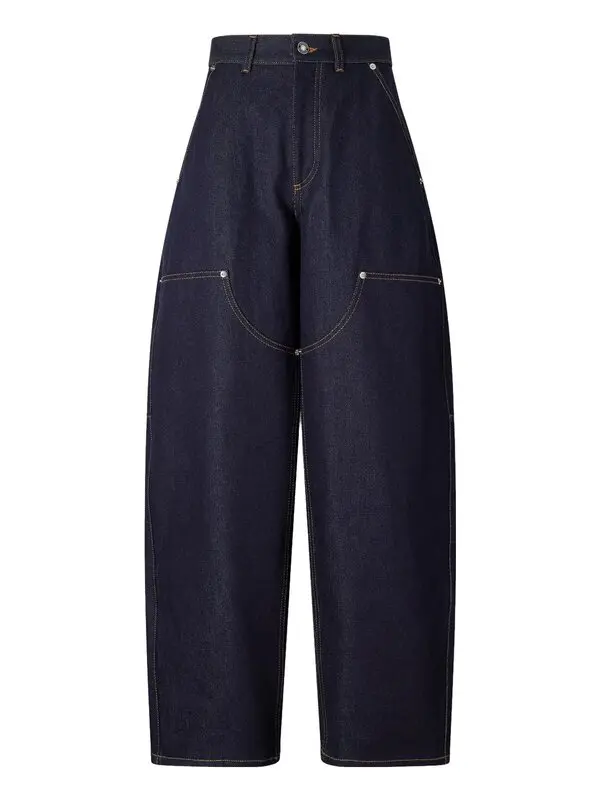 Givenchy Rialto Mid-rise Wide-leg Jeans - Blue