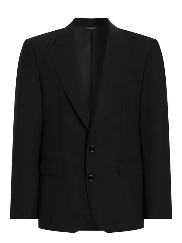 Dolce & Gabbana Sicilia Light Wool Jacket - Black