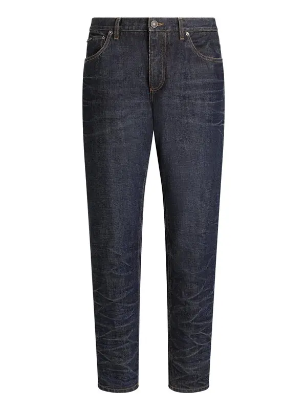 Dolce & Gabbana Cotton Denim Jeans - Multicolor