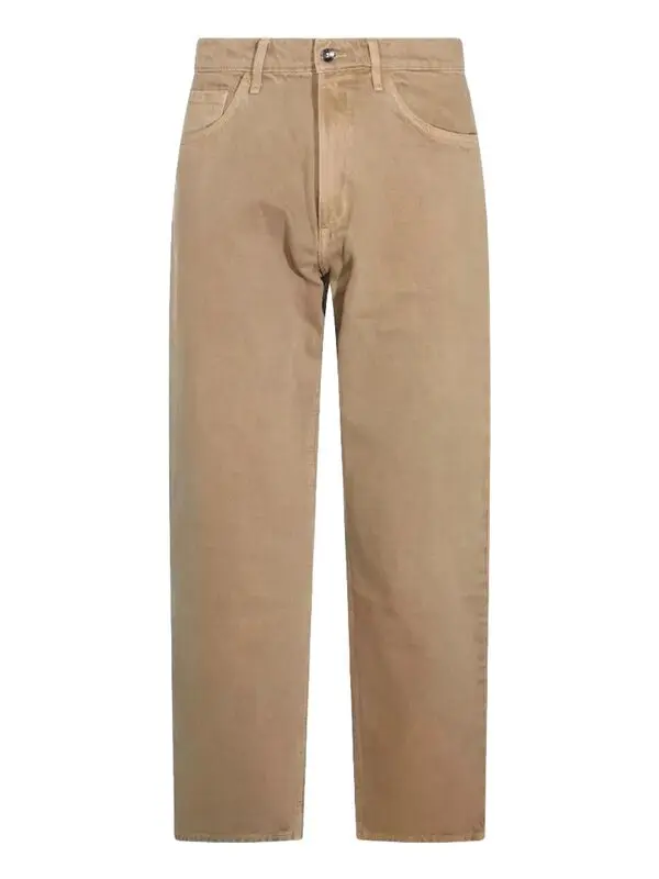 Rag & Bone Straight-leg Jeans With Button And Zip-fly Fastening - Brown