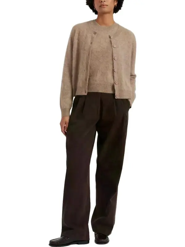 Chinti & Parker Button-front Cashmere Cardigan - Neutrals