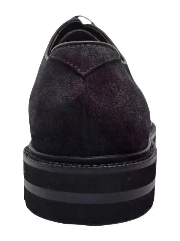 HENDERSON BARACCO Suede Cap Toe Oxford Shoes - Grey