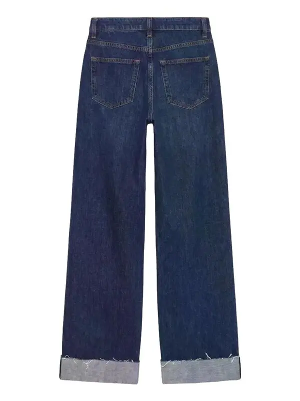 REFORMATION Cary Wide-leg Jeans - Blue