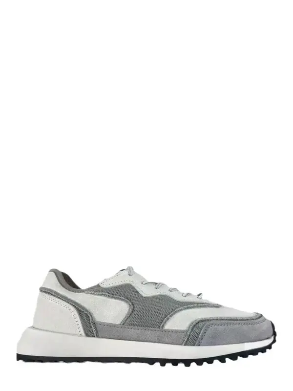 BUTTERO® Panelled Lace-up Sneakers - Grey