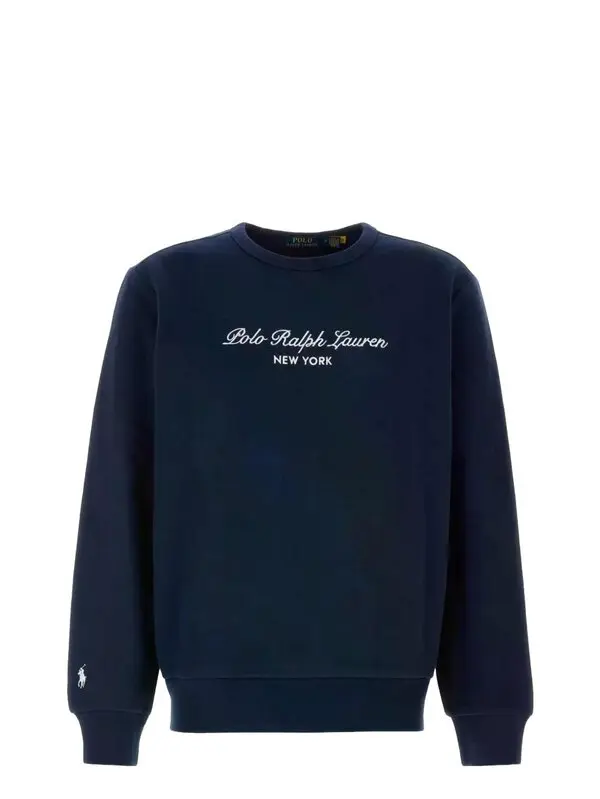 Polo Ralph Lauren Embroidered Logo Crewneck Sweatshirt - Blue