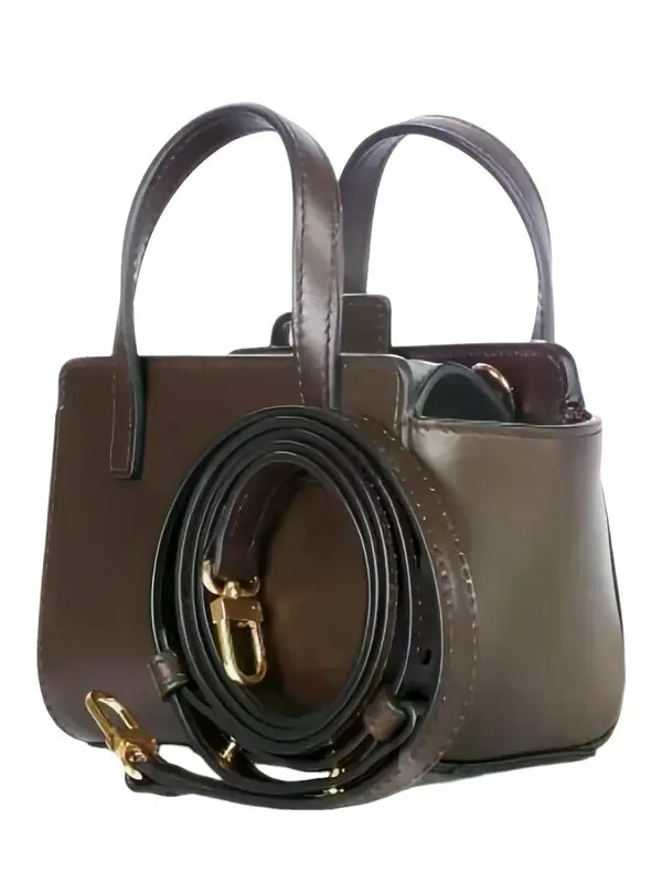 HIDESINS Flap Two-way Tote Bag - Brown