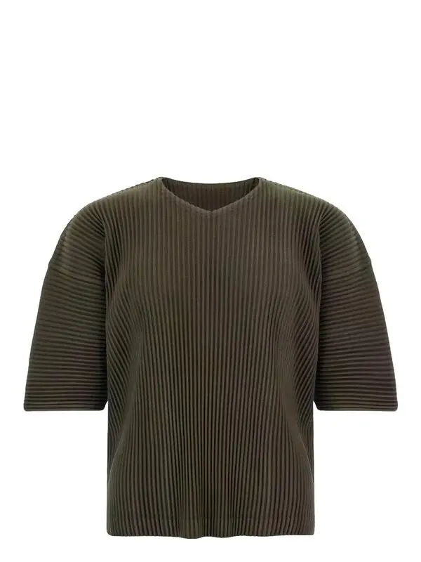 Issey Miyake Monthly Colors: July V-neck T-shirt - Green
