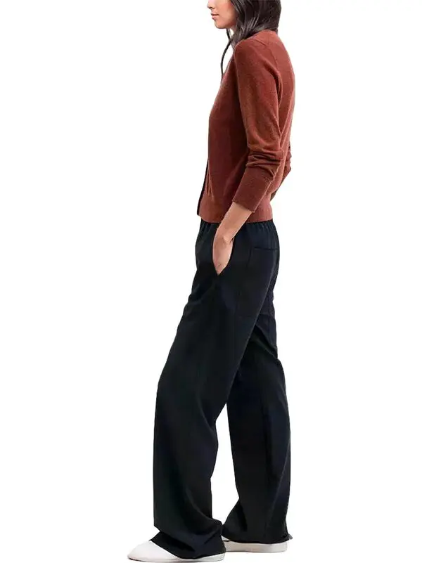 Tibi Charles Elasticated-waistband Trousers - Blue