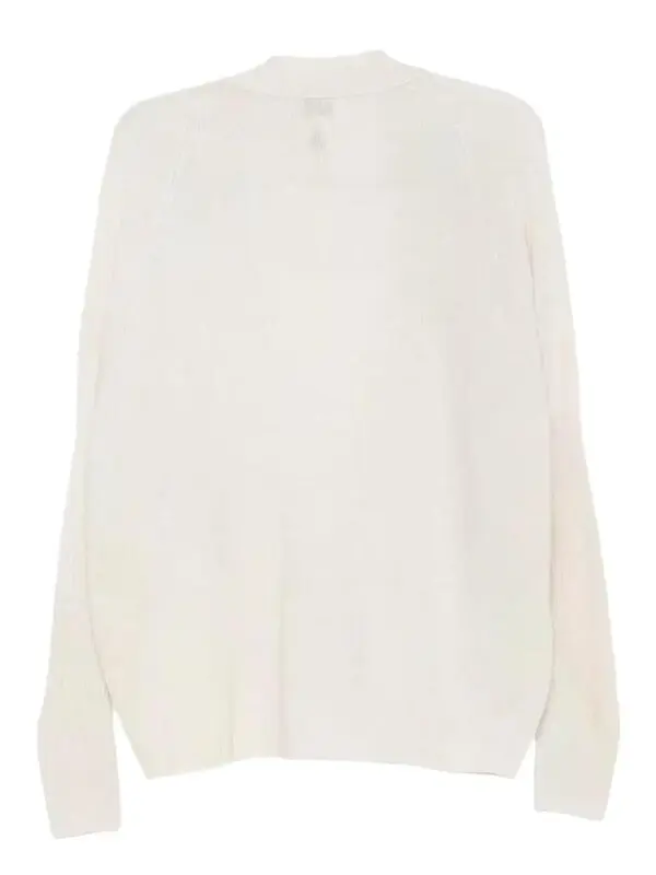 ALYSI Raglan Sleeve Button-fastening Cardigan - Neutrals