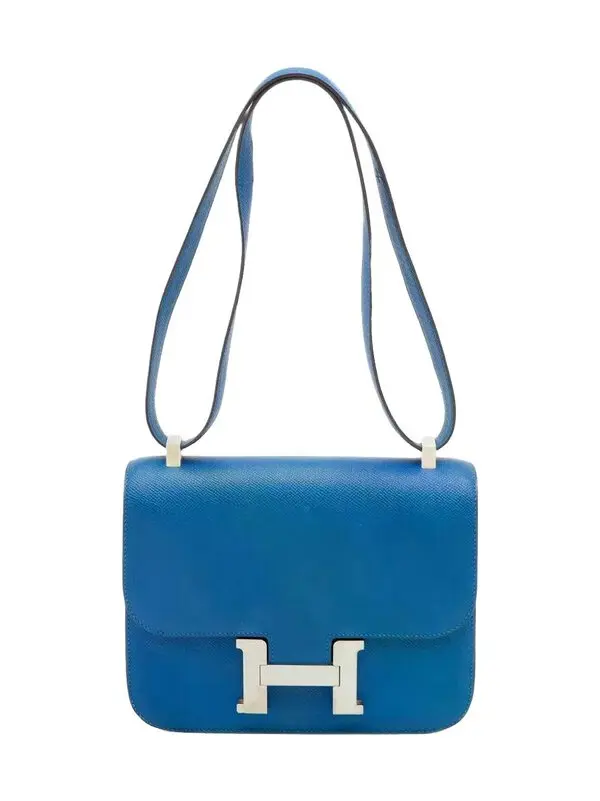 Hermès 2011 Constance Shoulder Bag - Blue