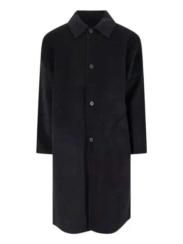 BERNER KUHL Belted Single-breasted Coat - Black