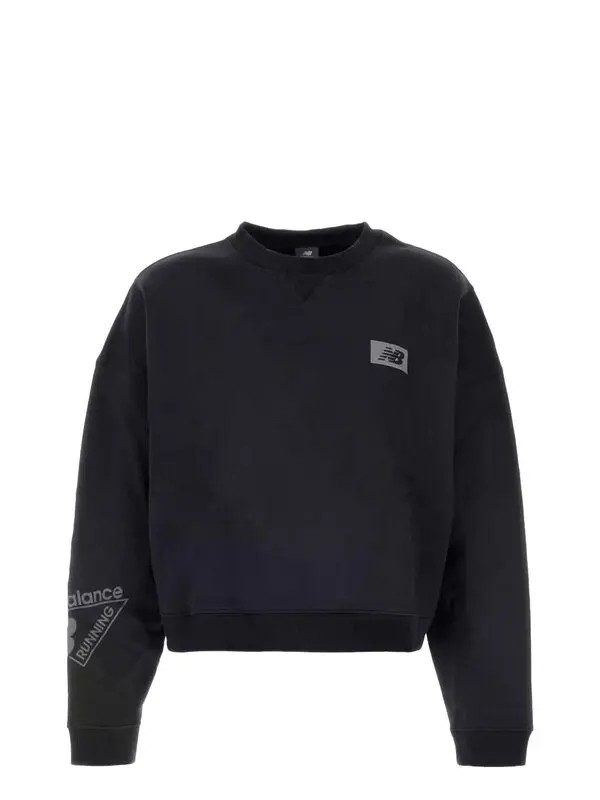 NEW BALANCE Athletics Crafted Fleece Crew Sweatshirt - Blue