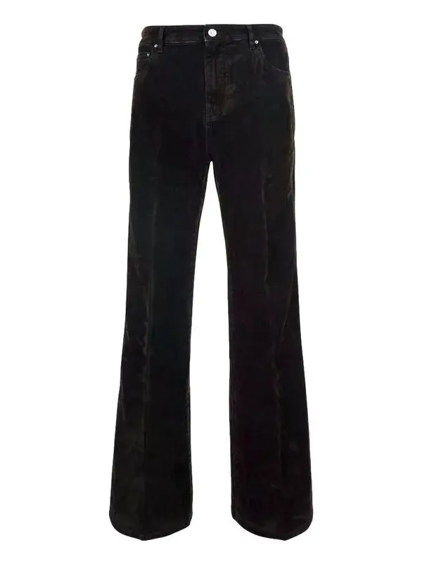 Amiri Flocked Ma Fit 5 Pocket Jeans - Black