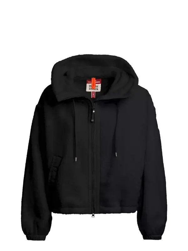PARAJUMPERS Rescue Sherpa Zip-up Hoodie - Black